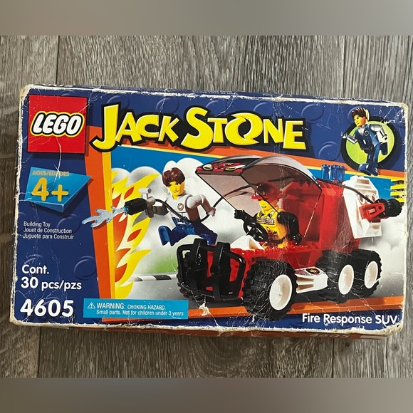 Lego | Other | Lego Jack Stone Fire Response Suv 465 Retired Set | Poshmark